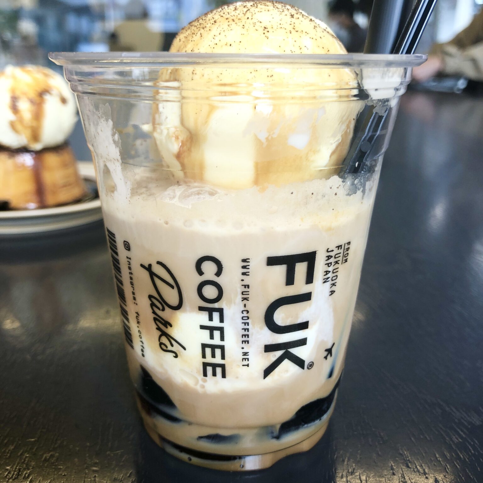 FUK COFFEE®︎（フックコーヒー）Parks【福岡・大濠公園】最新メニューは？人気のプリンを実食！テイクアウトも | ゆるっと福岡